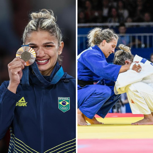 "Toda glória para Ele": judoca brasileira leva medalha e emociona em ...