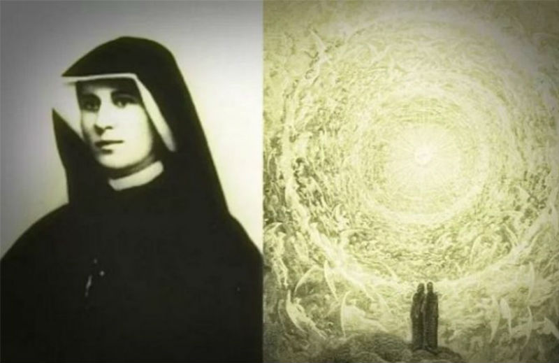 Quando Santa Faustina teve uma emocionante visão dos segredos do céu